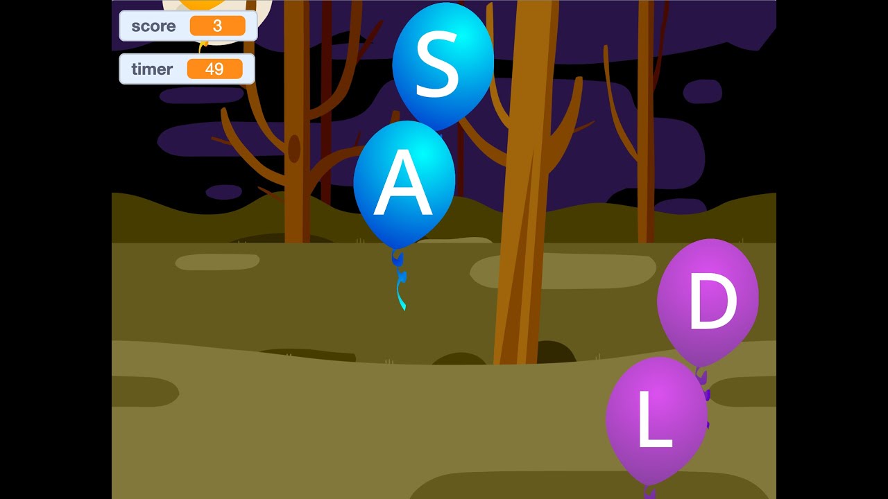 Scratch : Typing Master Balon Meletus, Materi Mengenal Clone - YouTube