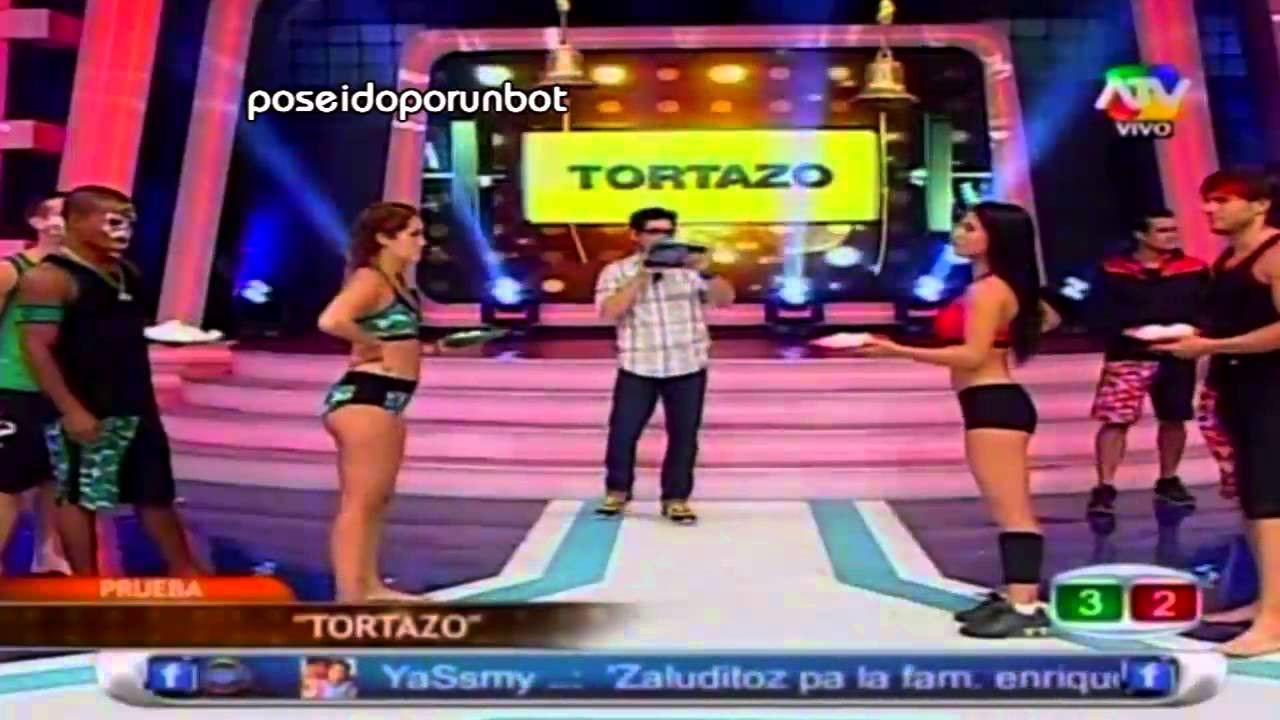 COMBATE: Competencia Tortazo. Enfrentamiento por Equipos 08/04/13 - YouTube