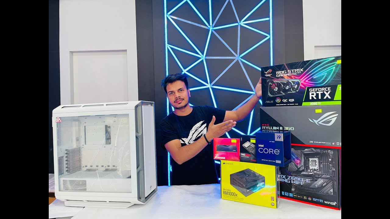 Corsair 5000T Build| I9 12900KS| Rog RTX 3080TI| Pc Build - YouTube