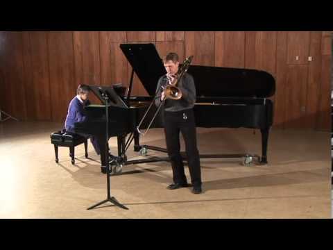 Elizabeth Raum: Fantasy for trombone and piano - YouTube