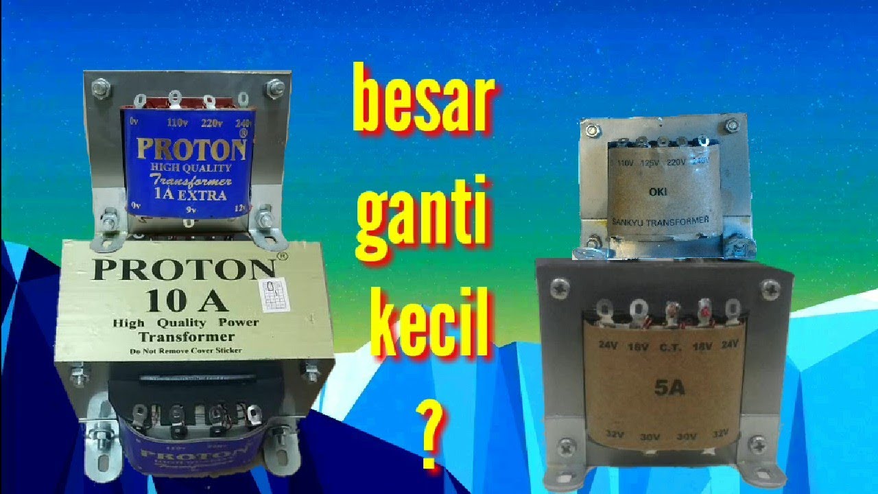 Terfo besar di ganti kecil. Kok bisa ya. - YouTube