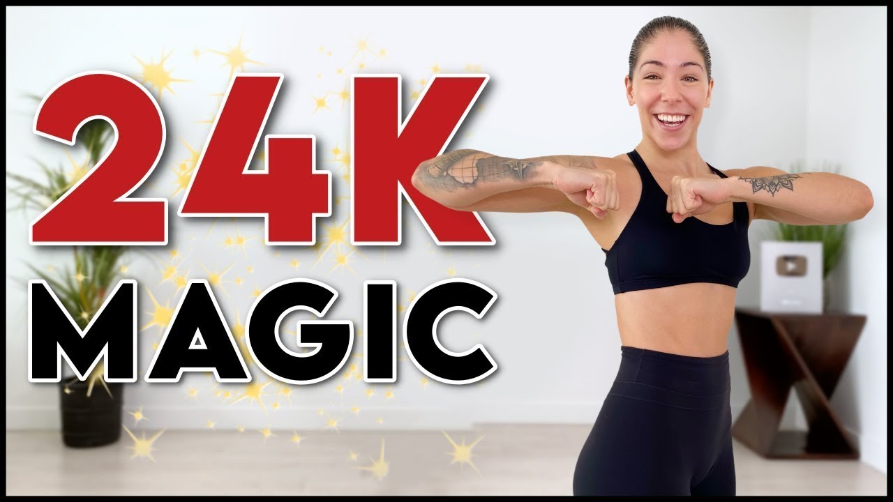"24K MAGIC" Standing Abs Workout (Bruno Mars) - YouTube