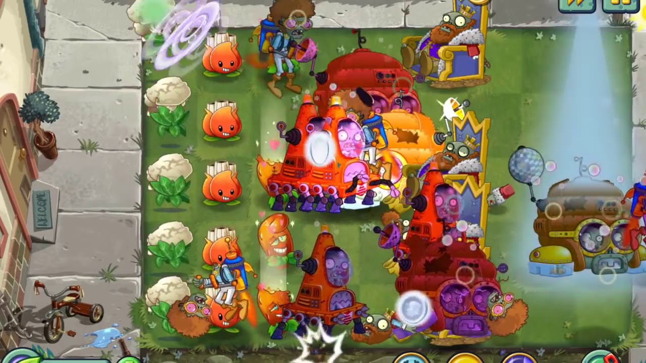 Phant vs zombie 2 hoa quả thi nhau - YouTube