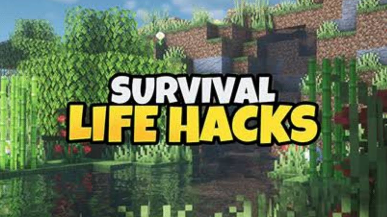 ||🤧😷"MINECRAFT SURVIVAL HACKS PART-1"🤧😷||#minecraft #shorts #playzila # ...