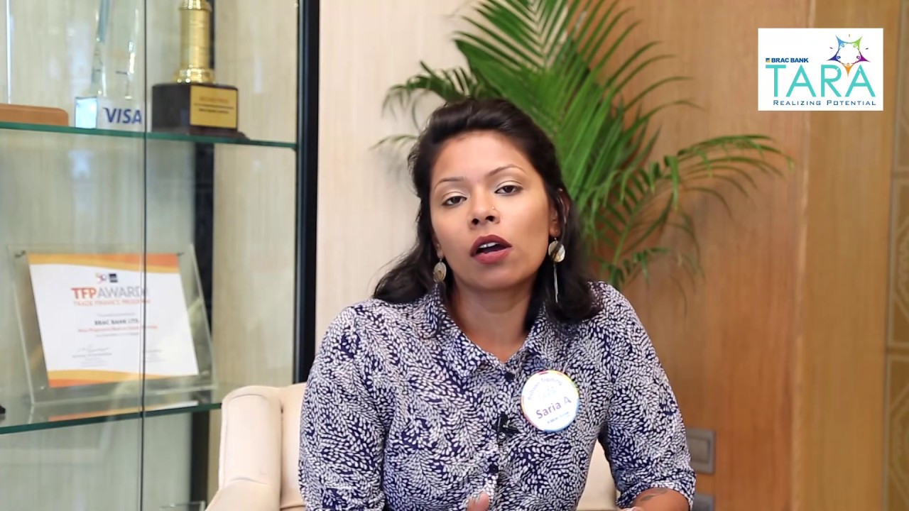 Ms. Saria Ahmed, Participant of the Women Business Owners' Program ...