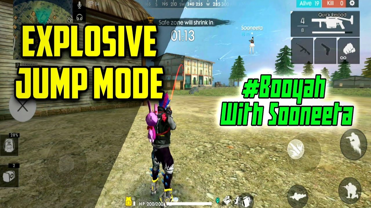 Explosive Jump Mode Gameplay | Garena Free Fire | Akshayakz - YouTube