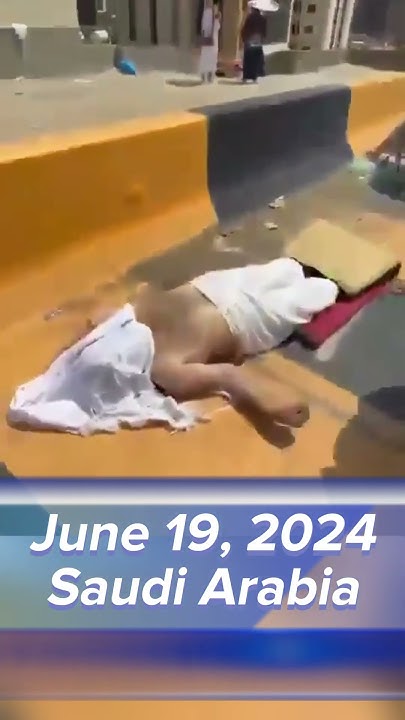 June 19, 2024 Saudi Arabia. Mecca.More than 550 pilgrims died during the Hajj due to the heat ...