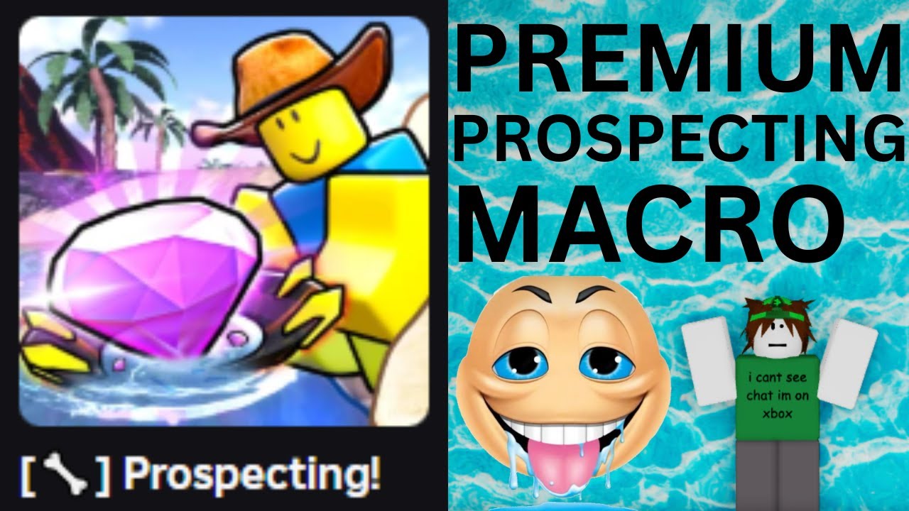 Premium Prospecting macro by moris - YouTube