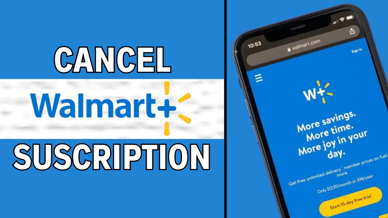 How to CANCEL Walmart Plus Membership (or Walmart Plus Trial ...