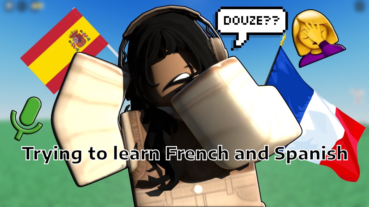 Trying to learn French in Roblox (we failed) - YouTube