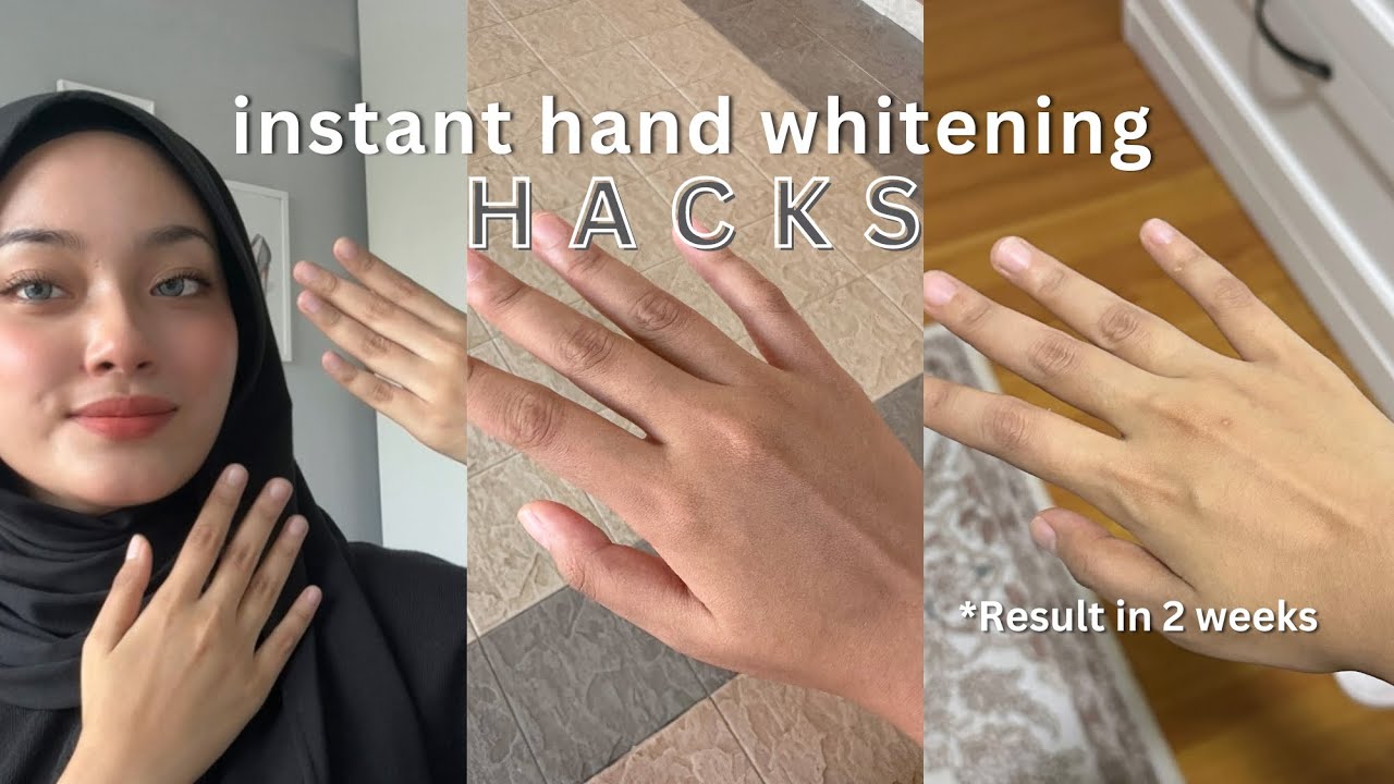 INSTANT HAND WHITENING HACKS 🫧🧴💁🏻‍♀️ - YouTube