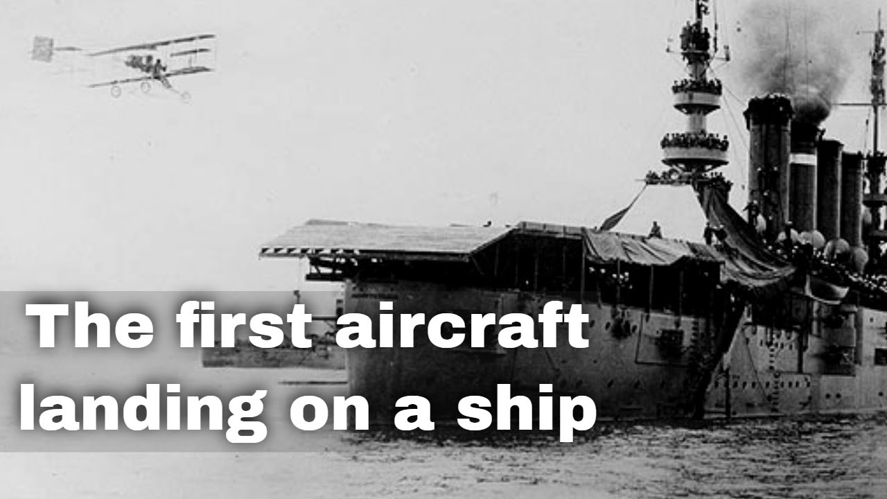 18th January 1911: Eugene Ely lands the first aircraft on a ship (USS ...
