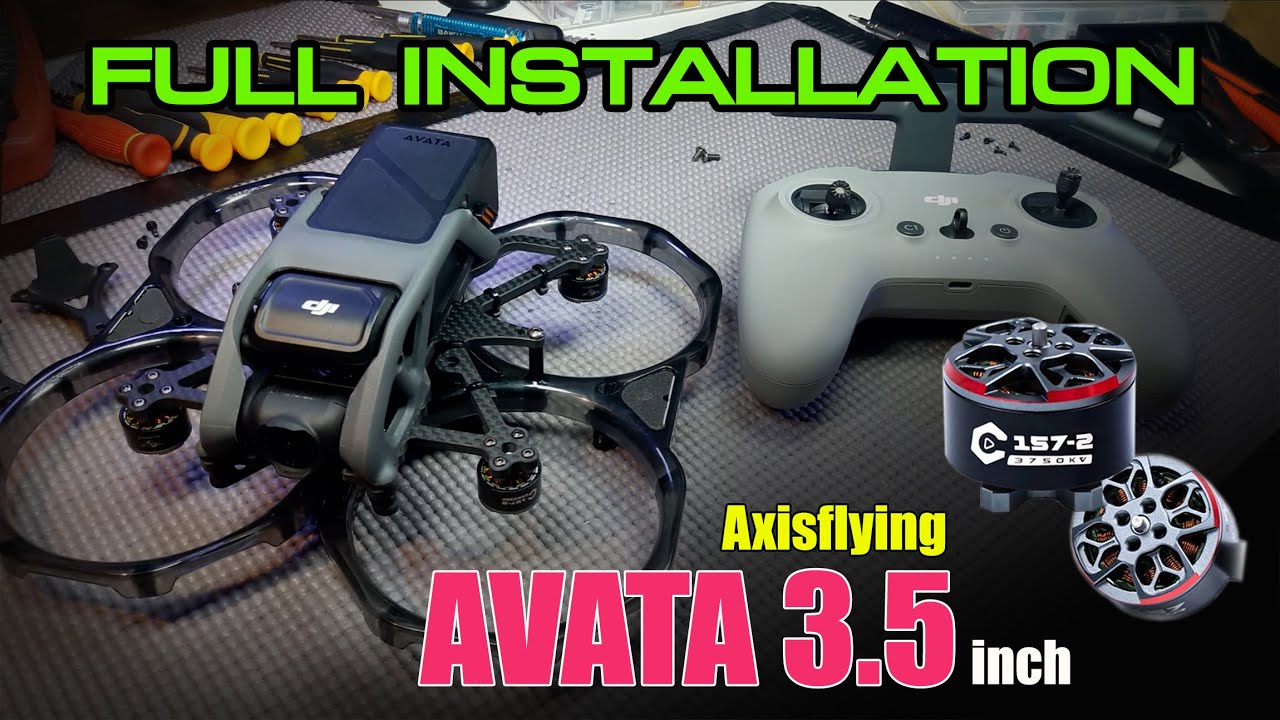 DJI AVATA UPGRADE AXIS C35 - fully transformed the Avata! A new carbon ...