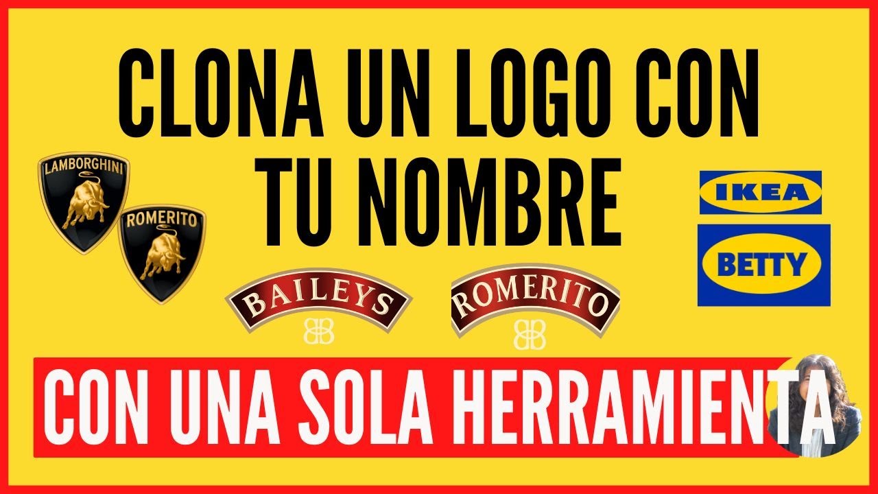 Clona un logo con tu nombre ¡Con una sola instrucción! - YouTube
