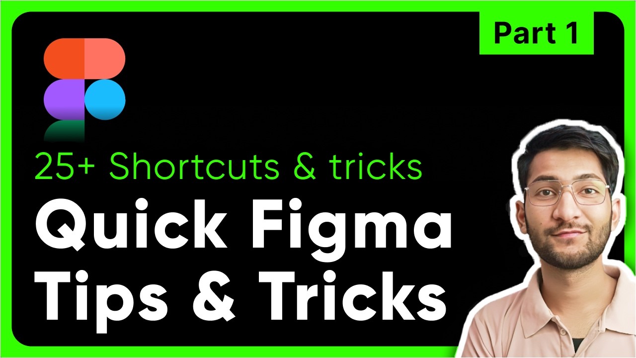[Part 1/7] Quick figma SHORTCUTS & TRICKS - YouTube
