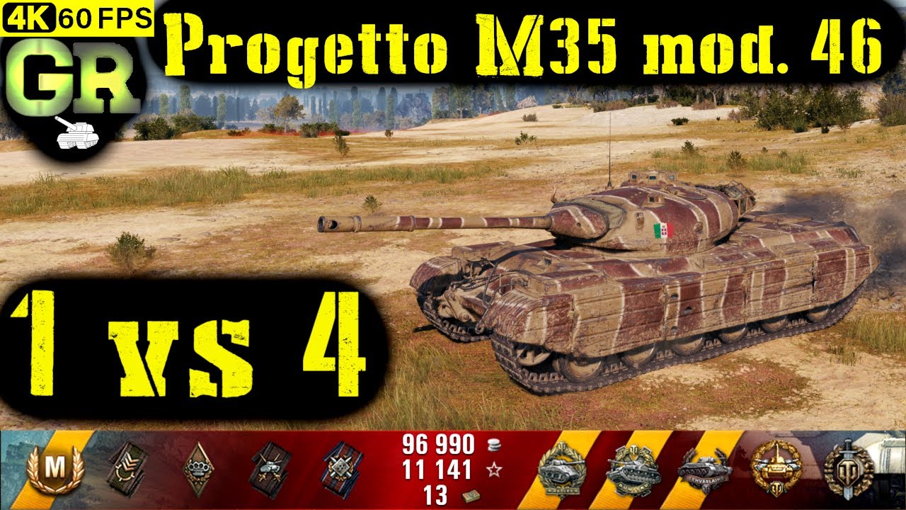 World of Tanks Progetto M35 mod 46 Replay - 8 Kills 5.3K DMG(Patch 1.4. ...
