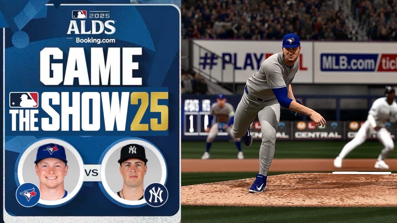 Blue Jays vs. Yankees ALDS Game 4 | Gameplay (10/8/25) | MLB - YouTube