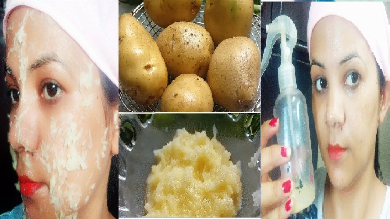 Potato Uses On Face For Glowing Skin | How to get clear smooth glowing ...