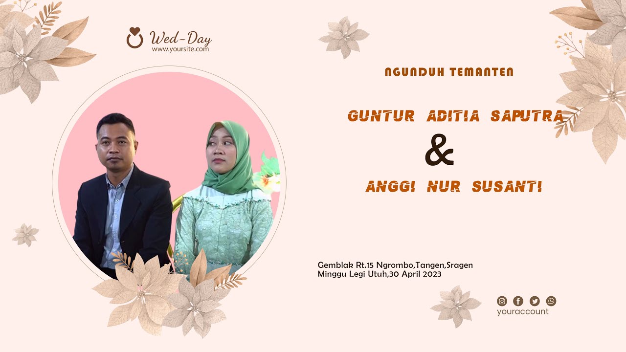 LIVE CMI MUSIK // NGUNDUH TEMANTEN,GUNTUR ADITIA SAPUTRA DHAUP KALIAN ...