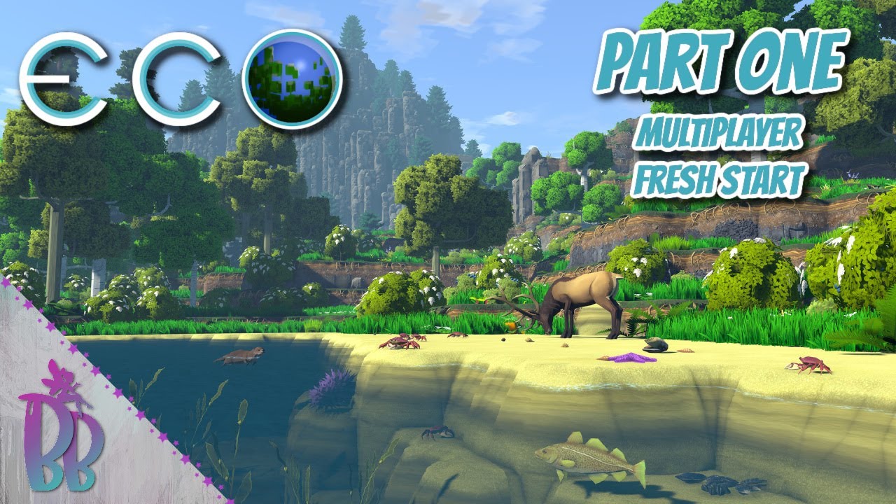 Getting Started on a New Colony | Eco Part One | Multiplayer | Open World Survival - YouTube