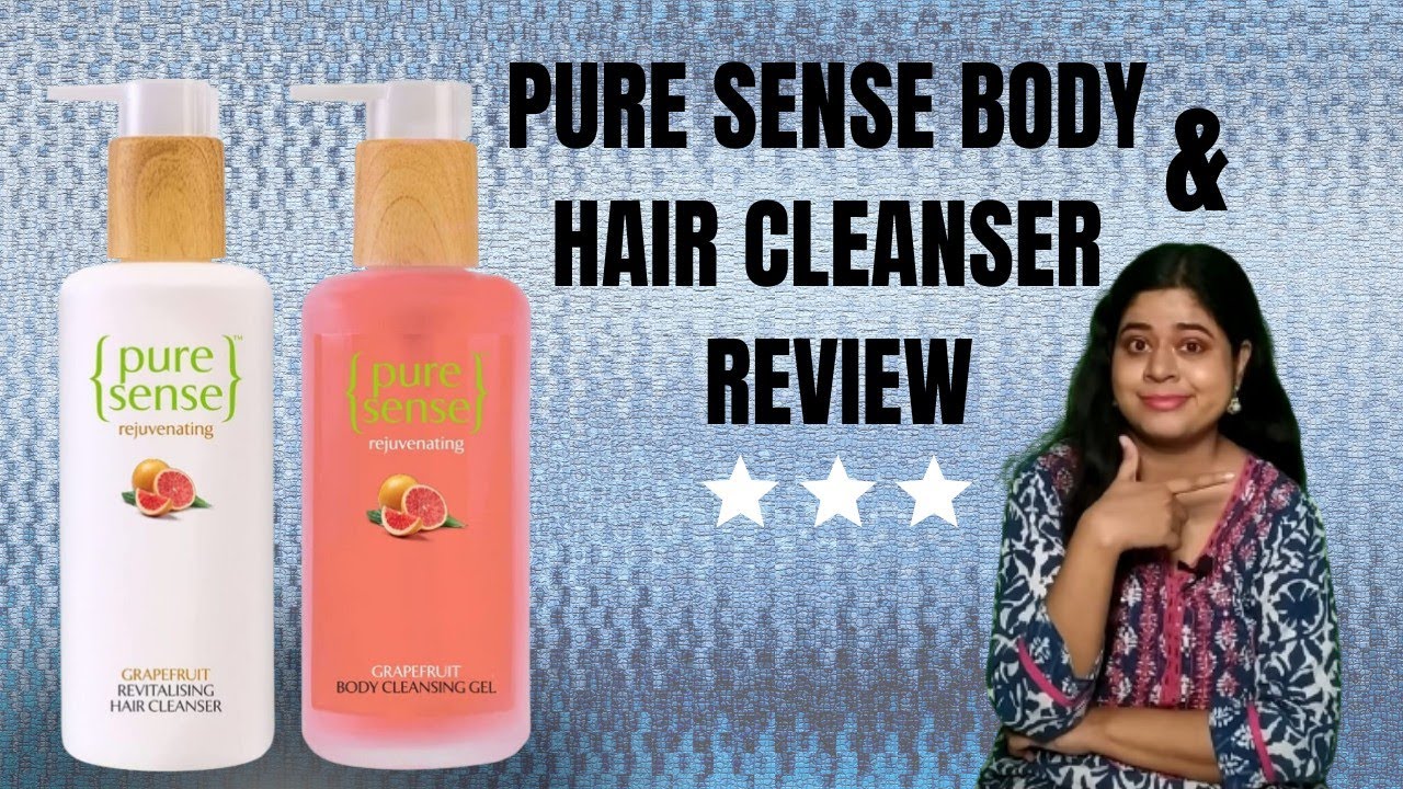 Pure Sense Body Cleansing Gel and hair cleanser review - YouTube
