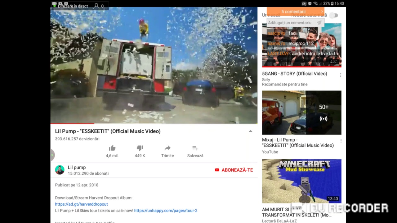 live strem reciproc si promovare cu abonati - YouTube