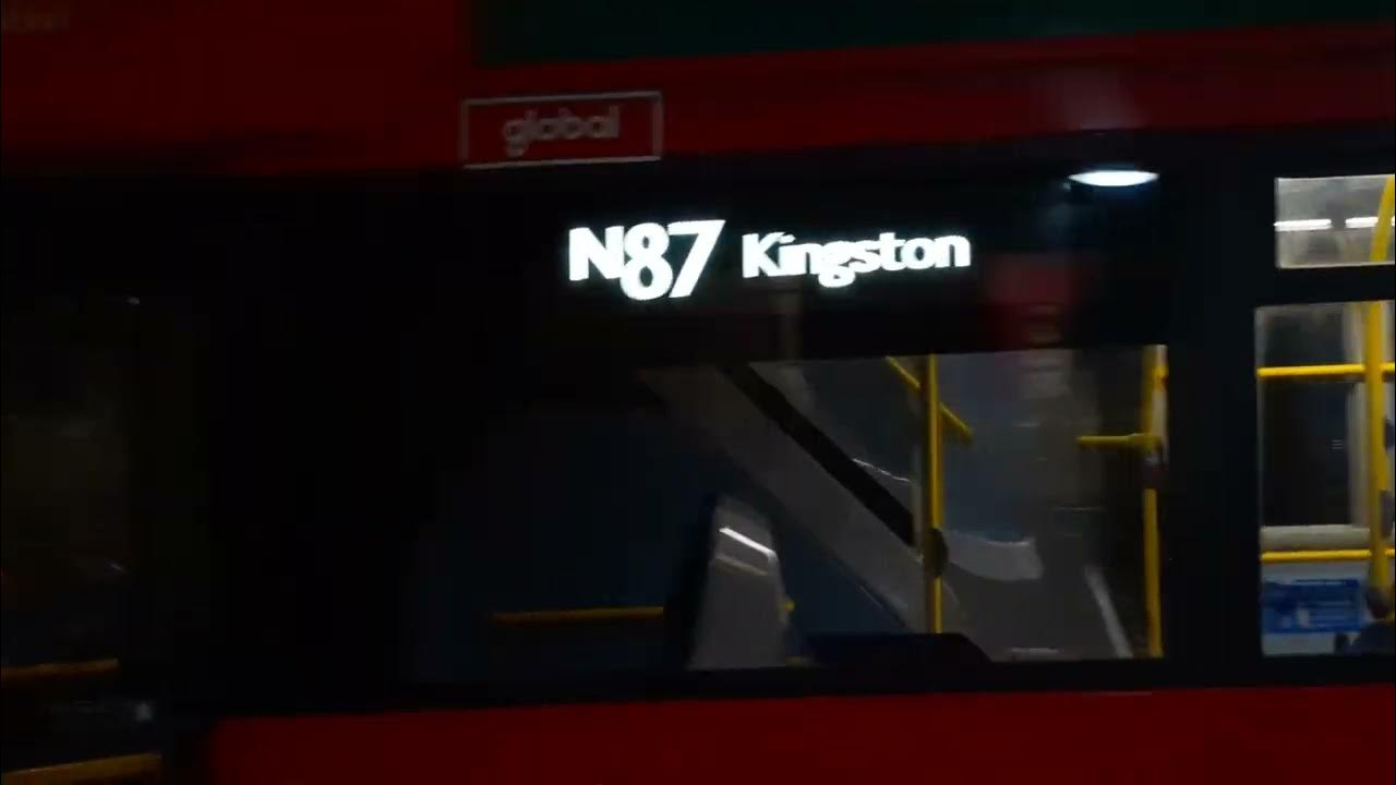 N87 is leaving Aldwych for Kingston - YouTube