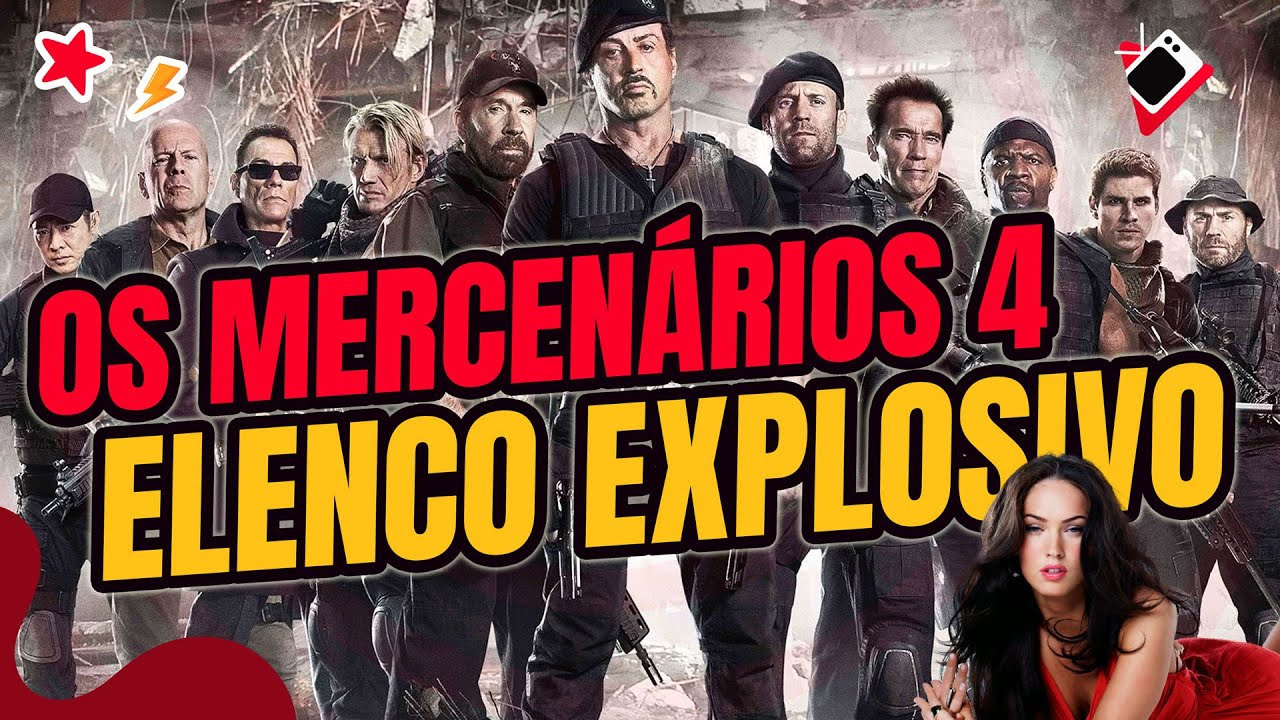 QUE ELENCO É ESSE?! SUPEROU TODAS AS EXPECTATIVAS! - OS MERCENÁRIOS 4 ...