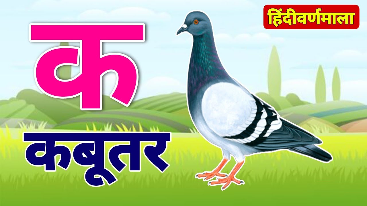 k se kabutar, अआइई, अ से अनार, हिंदीवर्णमाला, A se anar, #कसेकबूतर # ...
