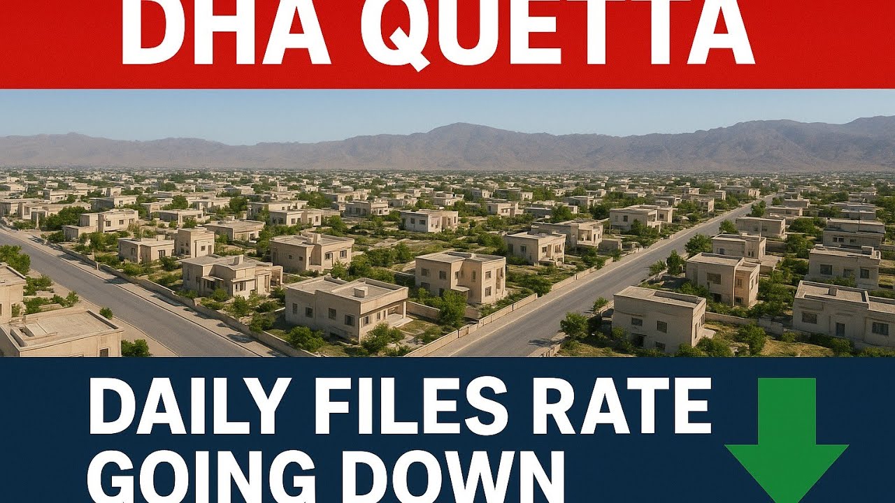 DHA Quetta Files Rate Going Down | Weekend Market Report | Buyers Still ...