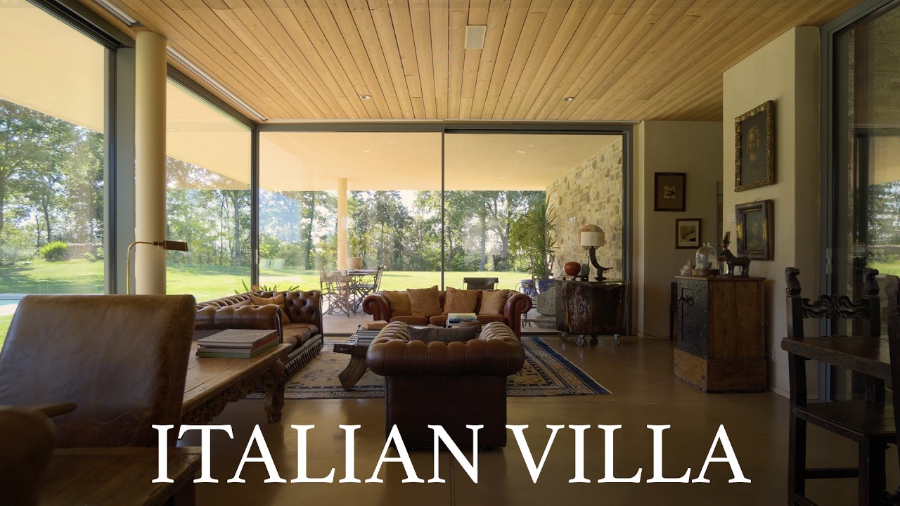 An extraordinary courtyard house in Italy - Contini Architettura - YouTube