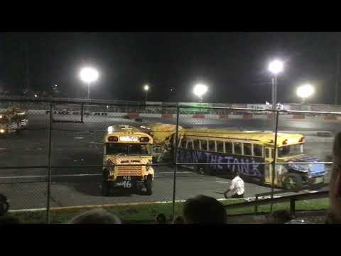 School Bus Demolition Derby 8/2/23 (Part 1) - YouTube