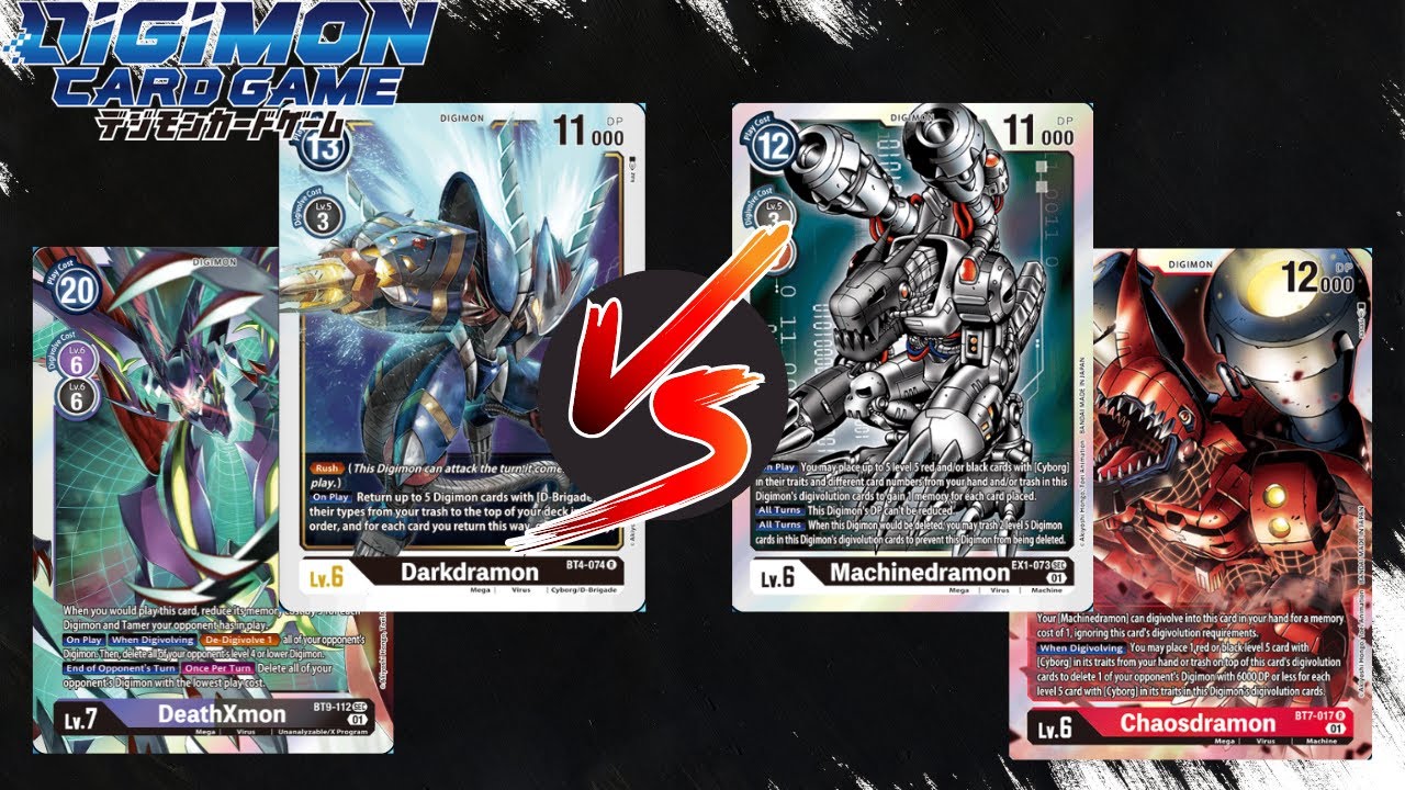 D-Brigade SWARMS MachineDramon!! - Digimon TCG - YouTube