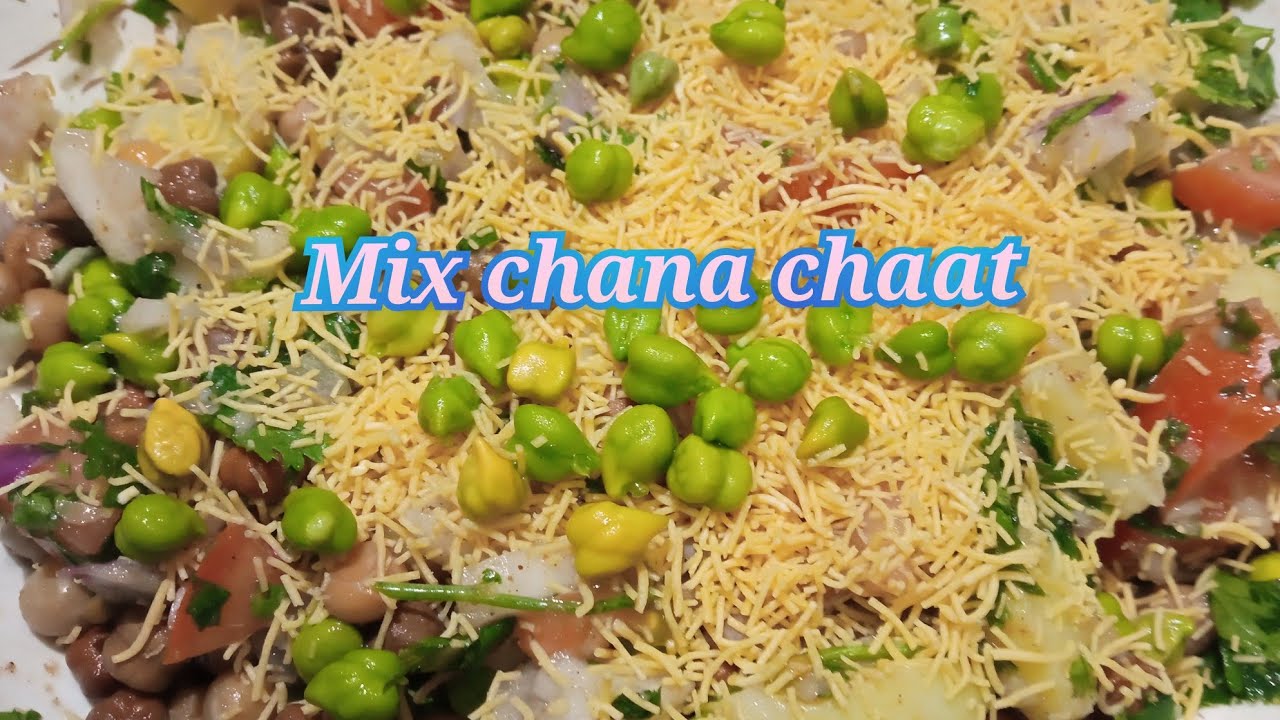 Mix Green & Brown Chana chaat recipe| Healthy chaat recipe - YouTube