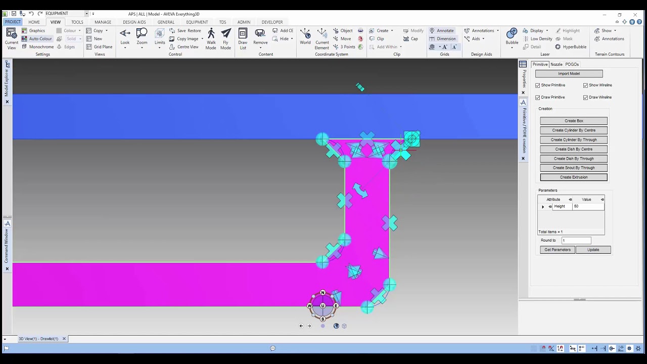 AVEVA E3D - Using 2D DXF - YouTube