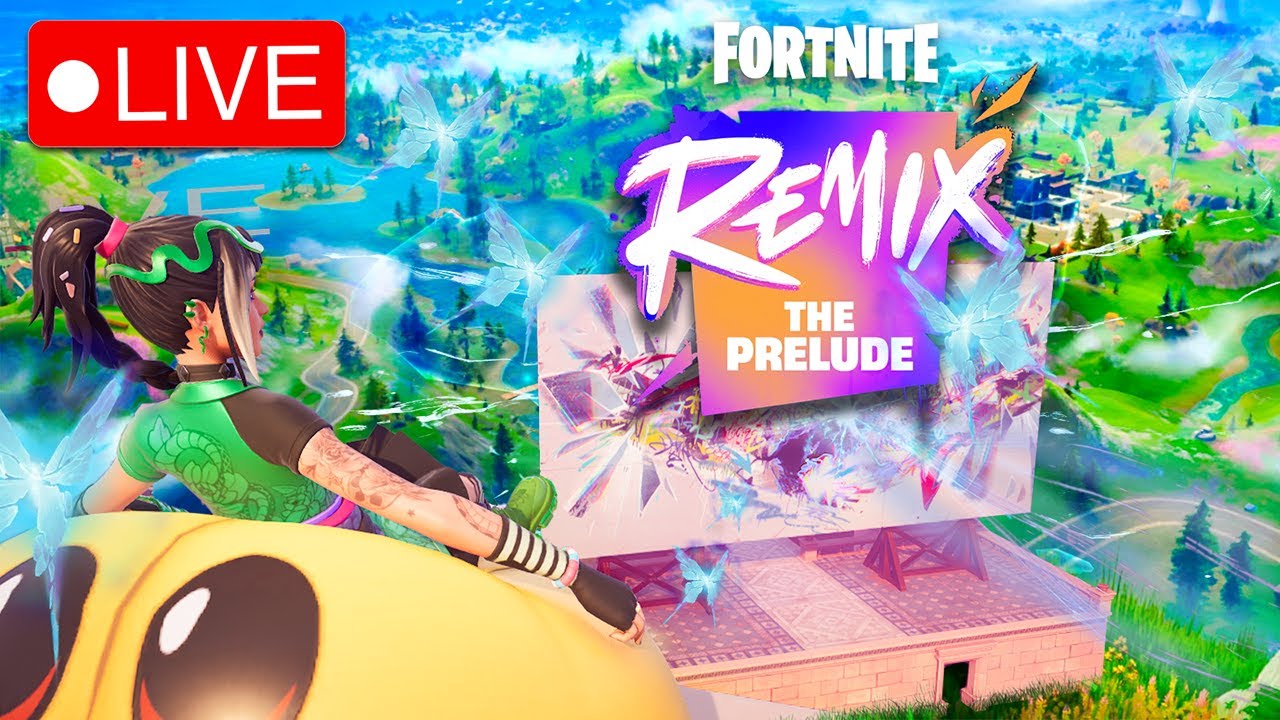 🔴LIVE FORTNITE EVENT! The Prelude! Remix Chapter 2, the END of Chapter ...