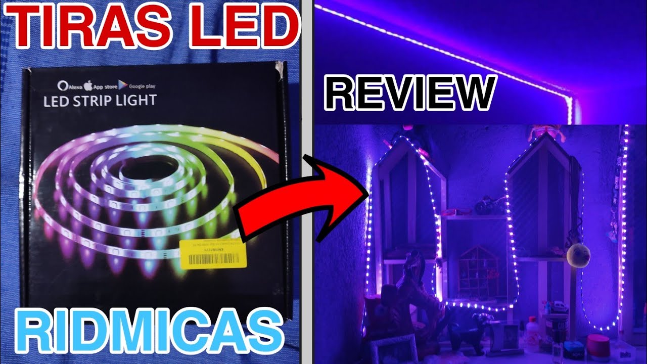 Luces LED Ritmicas Unboxing y Review - YouTube