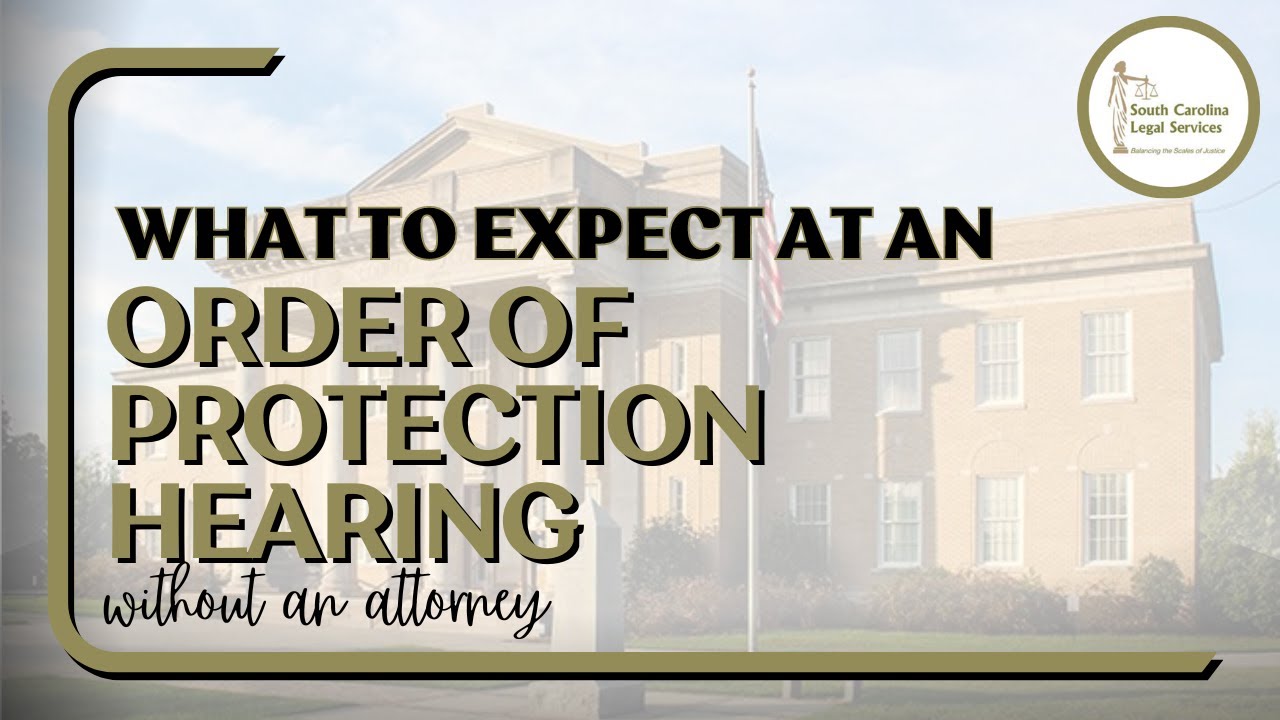 What to Expect: Order of Protection Hearing Without an Attorney - YouTube