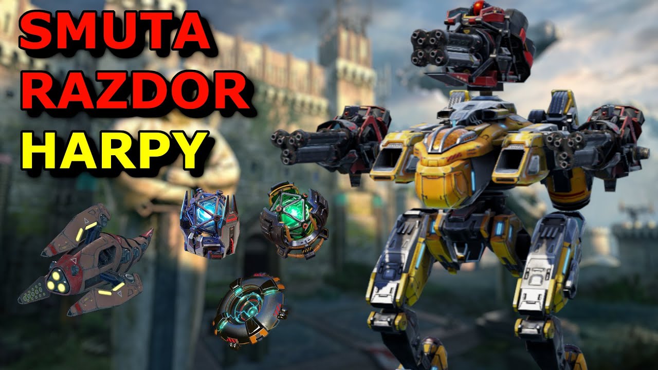 Smuta Razdor Harpy With Paralysis Drone Is Too Good. War Robots - YouTube