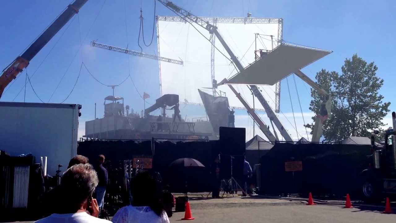 Godzilla filming, Richmond BC - YouTube