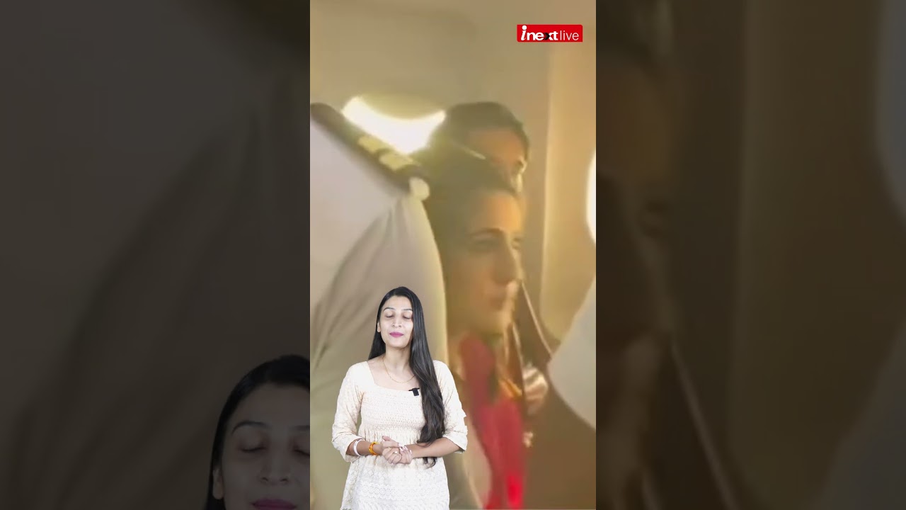 Actress Sara Ali Khan was seen staring at the air hostess with angry ...