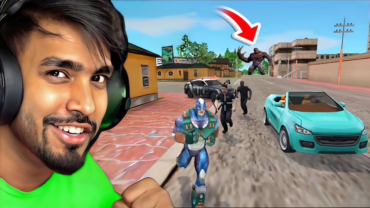 Rope Hero Vice Town Gameplay 2024 #58 Army vs Police Officers in Vice ...