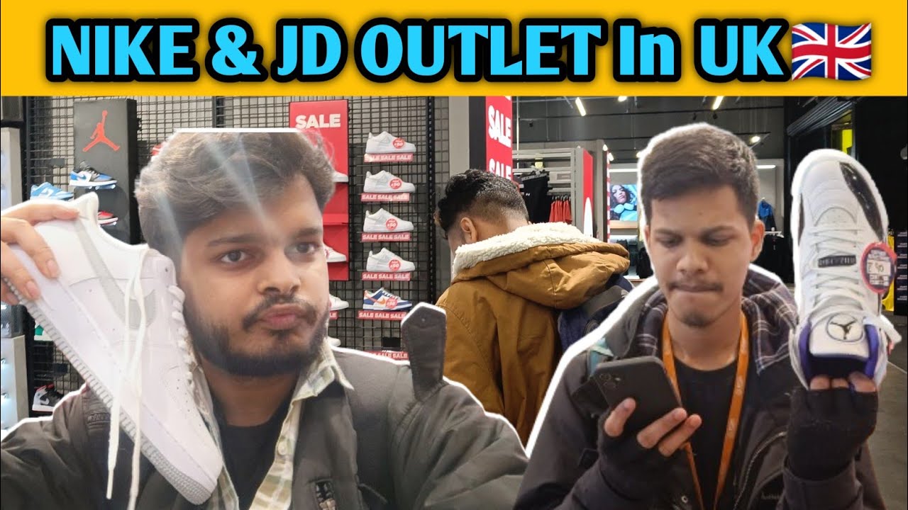 NIKE & JD Store Visiting In UK🇬🇧 // Vlogs / Student abroad in Uk / # ...