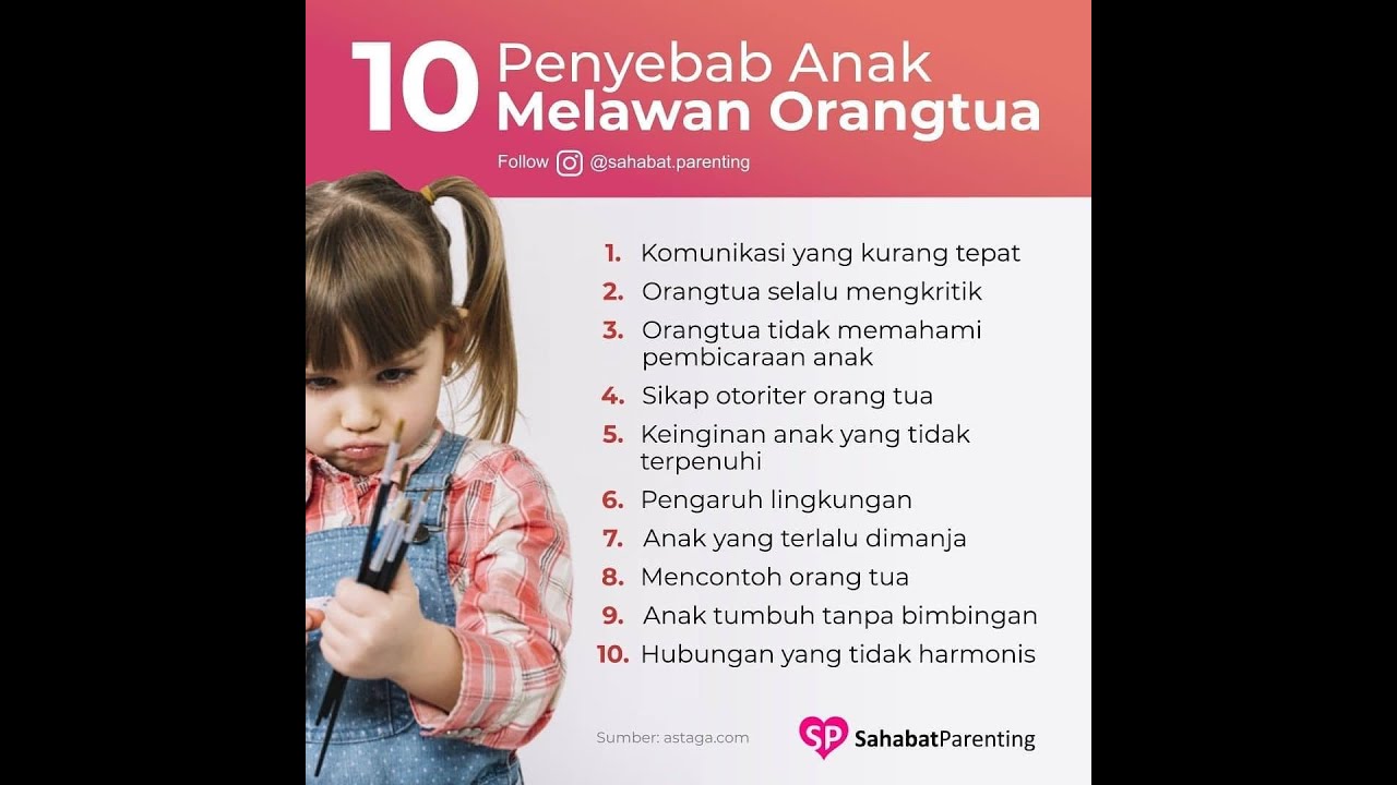 10 Penyebab Anak Melawan Orang Tua - YouTube