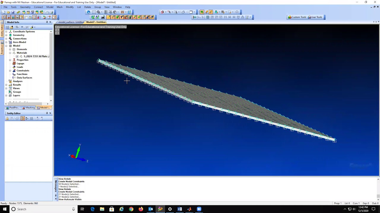 FEMAP Glue Connection Between Solid And Plate Shell Elements YouTube FEMAP Glue Connection Between Solid And Plate Shell Elements YouTube
