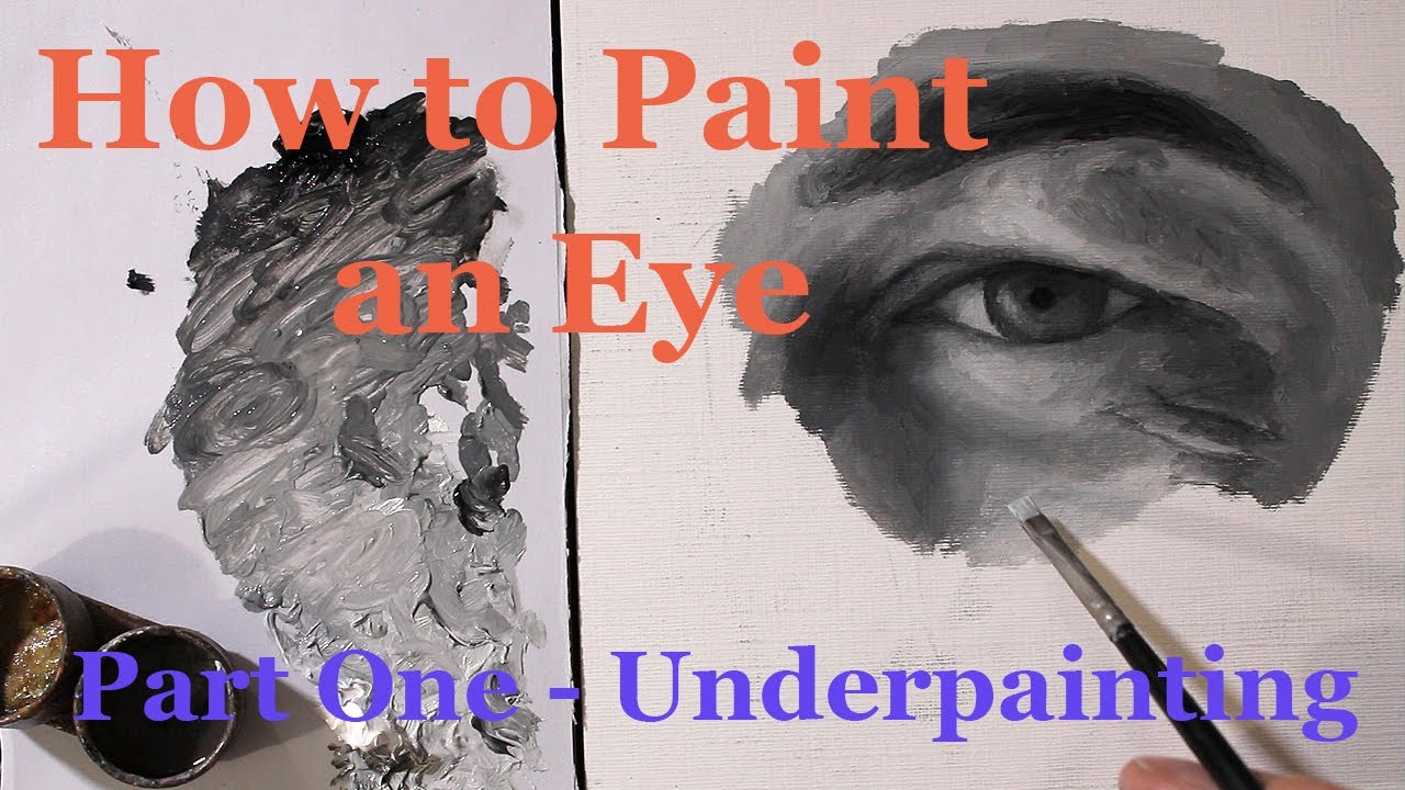Eye Painting Method for Beginners - YouTube