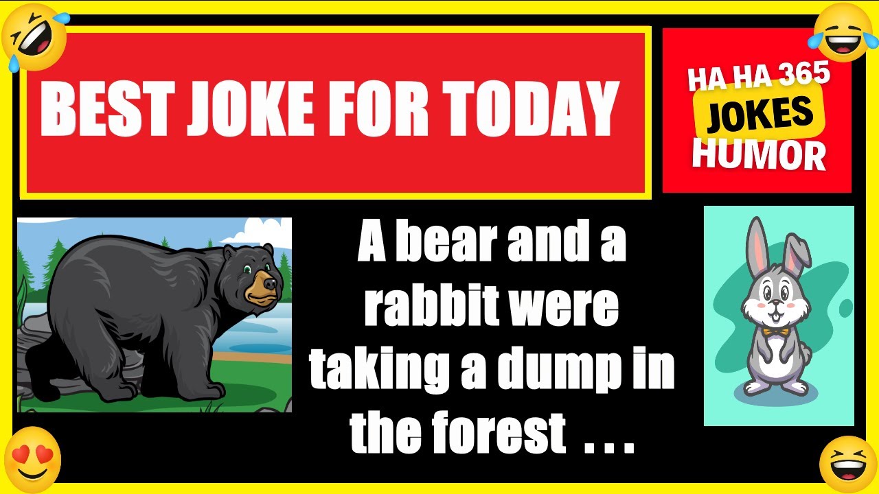 BEST JOKE FOR TODAY 😂 The Bear and the Rabbit🤣 A Story To Make You ...