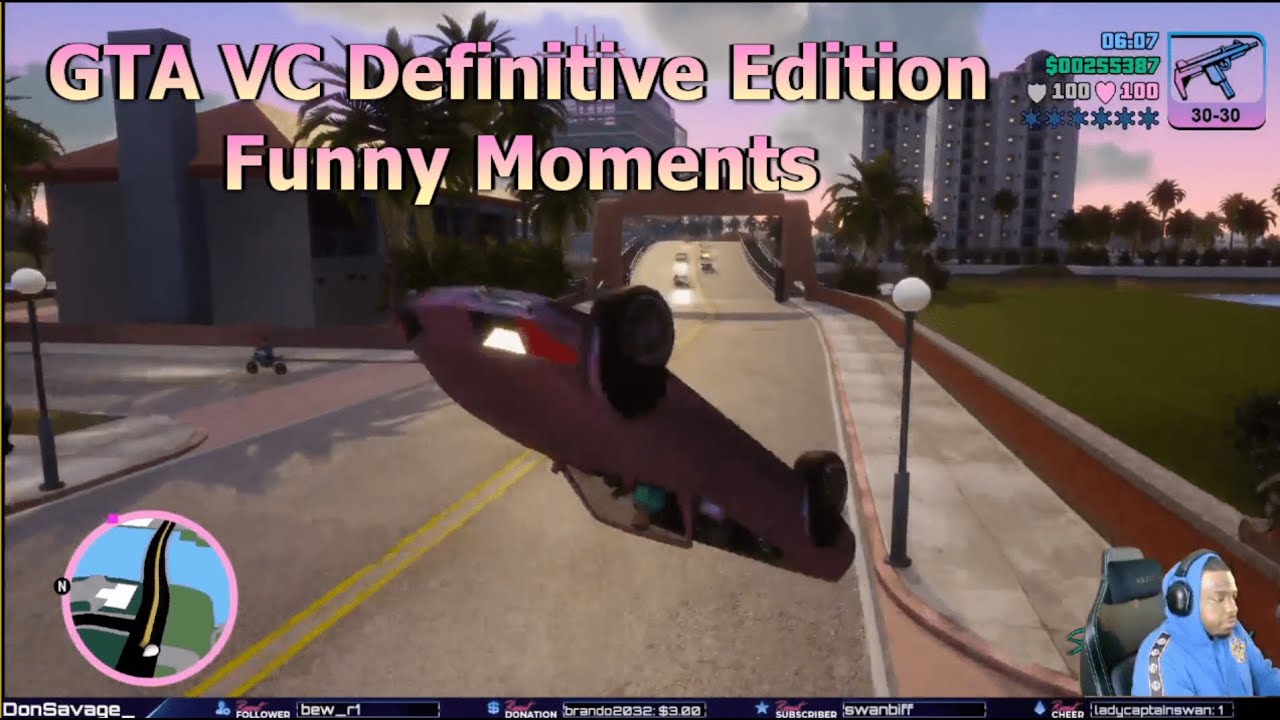 GTA Vice City Definitive Edition Funny Moments - YouTube