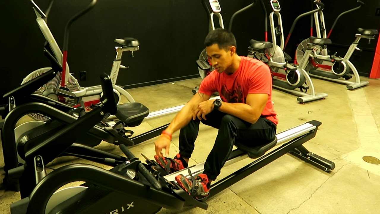 Stationary Row Machine - YouTube