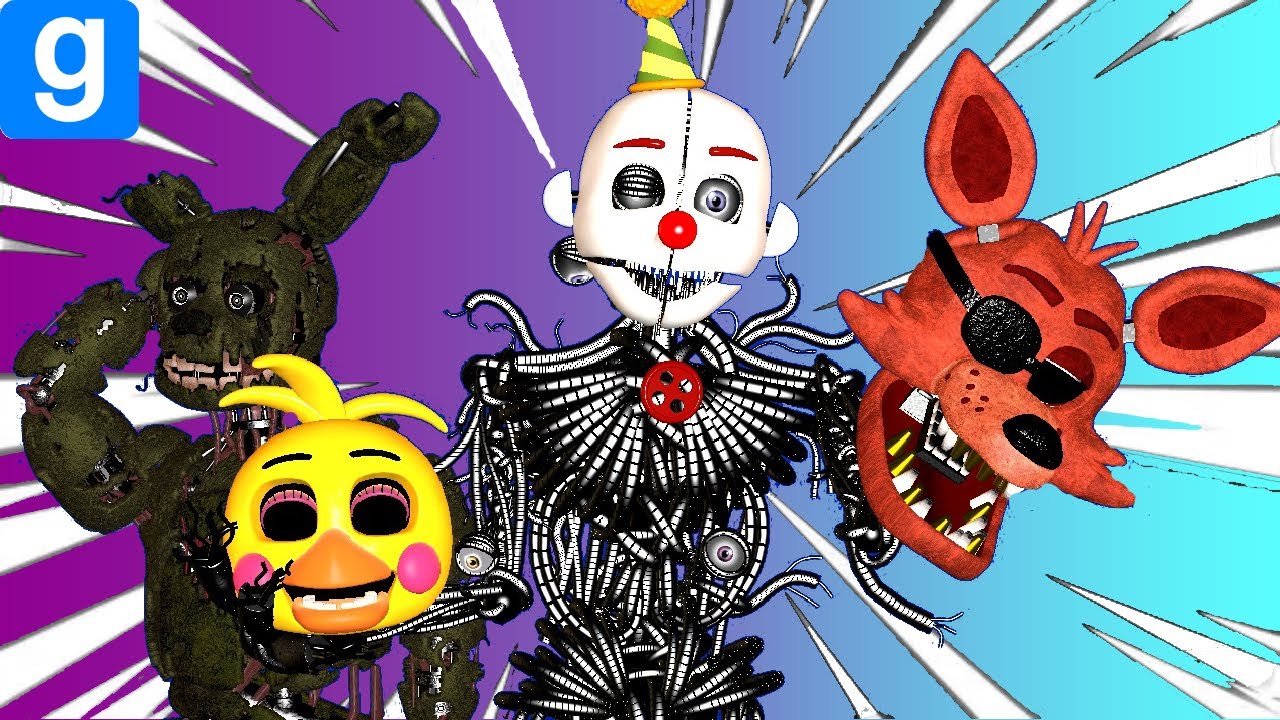 Gmod FNAF | Attack of Ennard - YouTube